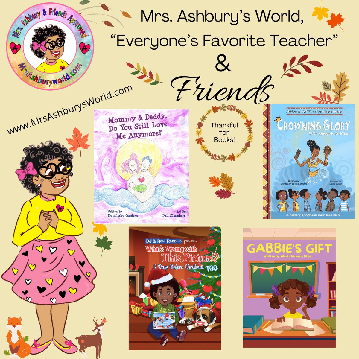 Thankful for Books Part 4 – Mrs. Ashbury's World "Everyone's Favorite ...